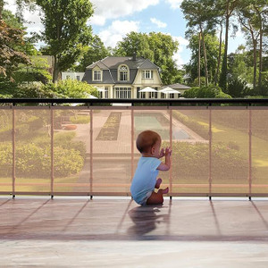 kirfiz Child Safety Rail Baby Railing Net Stair Safety Net Banister ...