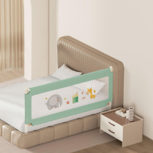 KIDS STATION Kids Bed Rail Guard 6.6ft – Foldable, Adjustable Baby ...