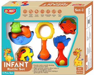 Dolly Baby Rattle Gift Set (5 Piece) Rattle Price in India - Buy Dolly ...