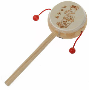 alphonso Wooden Rattle Drum Instrument Musical Toy For kids - Wooden ...