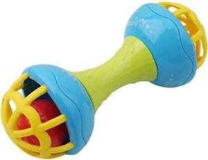 AKSHAR ABSOLUTE Best Colorful Dumbbell Rattle Rattle Price in India ...