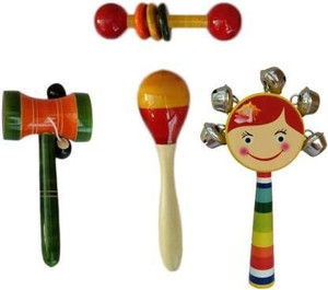 Channapatna Toys Play Kids Rattle Price in India - Buy Channapatna Toys ...