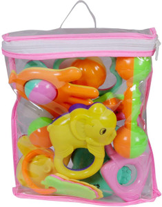 touby toys Rattle set 11pcs. Rattle (Multicolor) Rattle Price in India ...