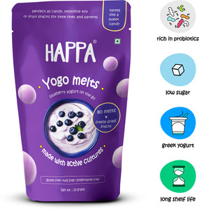Happa Happa Blueberry Yogo Melts I Fruit & Yogurt snack for little ones ...