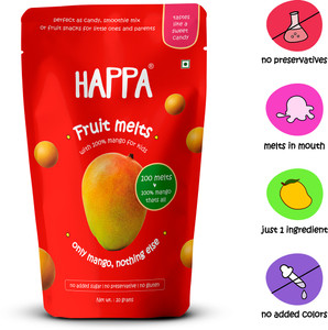 Happa Happa mango melts for babies,fruit snack,6 months+,No added sugar ...