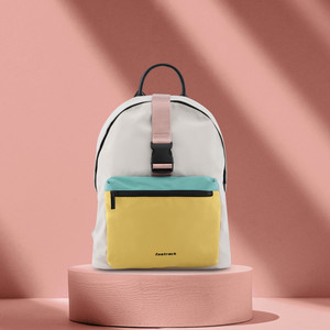 Fastrack Colorblock Nylon For Women 15.015 L Backpack White - Price in ...