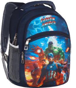 Leather Land Avengers school bag for 2nd,3rd,4th,standard 25 L Backpack ...