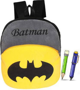 A Little Swag Batman School Backpack 15 Inch Velvet/Nursery Plush ...