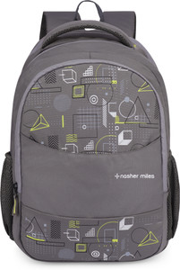 NASHER MILES Geometry Laptop Backpack 35 L Laptop Backpack Grey - Price ...