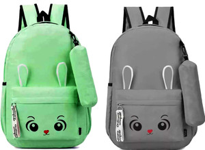 VELAR Popular Green and Grey Backpacks Combo 15 L Laptop Backpack Green ...