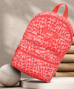 PUMA Core Pop Backpack 12 L Backpack Peach Smoothie-Electric Blush-AOP ...