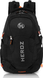 HEROZ Mini Hammer 40 L Laptop Backpack Black Only - Price in India ...