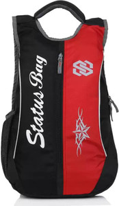 GEET CRAFT RIDDLE03 25 L Laptop Backpack Black,Red - Price in India ...