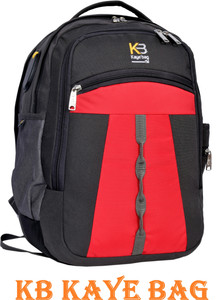 KB KAYE BACKPACK BAG 15 L Laptop Backpack BLACK AND RED - Price in ...