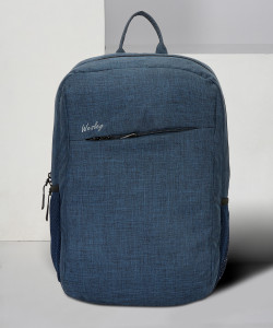 WESLEY Milestone 25 L Laptop Backpack Navy blue - Price in India ...