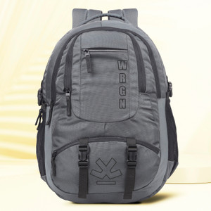 WROGN Solid Polyester Laptop Backpack 45 L Laptop Backpack Grey - Price ...