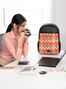 ZOUK Tidal Wave Statement Backpack 16.9 L Laptop Backpack Tidal wave ...