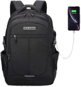 True Human Cooper backpack with USB charging Port Laptop bag , office ...