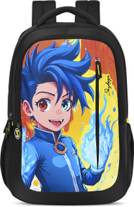 SKYBAGS Manga Anime Casual Backpack for Boys & Girls with 3 ...