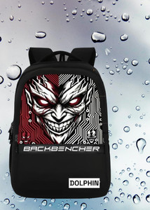 DOLPHINBM Large 35 L Laptop Backpack School/ hacker bags black pack 1 ...