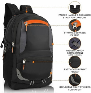 MONVELLI Casual Laptop Backpack for Men Women Boys Girls/Office 40 L ...
