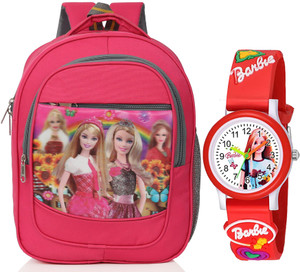 Hench Barbie School Bag for Girls | Cute Bag for Children & Red Barbie ...