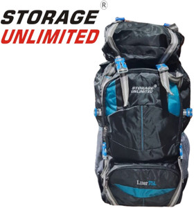 STORAGE UNLIMITED TRACKING BAG FOR WOMEN AND MEN 75 L Backpack BLACK ...