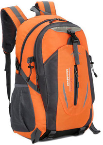 HongJing Travel / College 20 L Laptop Backpack Orange - Price in India ...