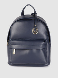 Allen Solly Women Solid Backpack 23 L Backpack Blue - Price in India ...