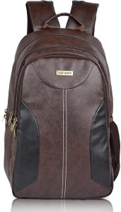 Nisha Leather Backpack for Men 15.6 inch Laptop Backpack Travel Office ...