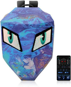 REDHORNS For Motorcycle Riding LED Eye Backpack DIY Programmable Color ...