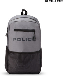 Police DROITE BACKPACK-BLACK/GREY 20 L Laptop Backpack GREY/BLACK ...