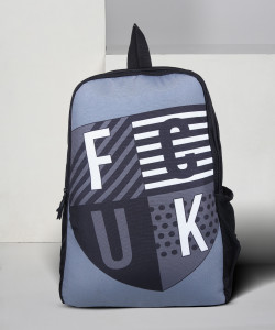 French Connection BACKPACK 20 L Laptop Backpack BLACK/ GREY - Price in ...