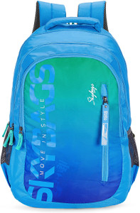 SKYBAGS Polyester 30L Riddle School Backpack-Rc Gradient Blu 30 L ...