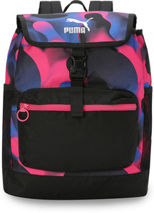 PUMA Cosmic Girl Backpack 18.5 L Laptop Backpack Black-Glowing Pink ...