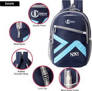 Urban Classic suki navyblue45l_12 45 L Laptop Backpack navy blue ...