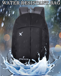 FLEXCY LEATHER Sport Small Outdoor Mini BackPack 11 L Backpack Black ...