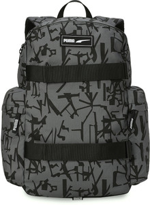 PUMA DECK Backpack 23 L Laptop Backpack Black-Scratch Print AOP - Price ...