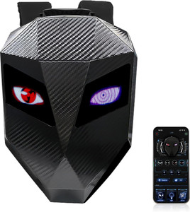 REDHORNS For Motorcycle Riding LED Eye Backpack DIY Programmable Color ...