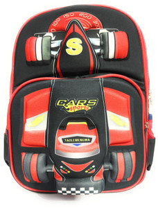 KAMAKSHI Car School Bag for kids 18 L Backpack RED, BLACK - Price in ...