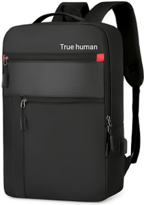 True Human Multi-purpose backpack With USB charging Port Laptop,office ...