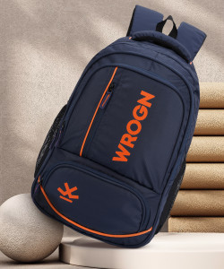 WROGN Spacy unisex backpack fits upto 16 Inches/college bag/school bag ...