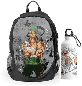 Flexible Solution Anime Zoro Nothing Happened Backpack + Luffy Gear 5 ...