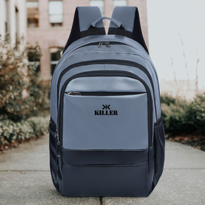 KILLER TWIRL UNISEX BAGPACK WITH RAINCOVER 40 L Laptop Backpack GREY ...