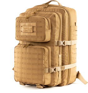 Tripole Force Plus Tactical Army 50 Litre Bag & Backpack with Laser-cut ...
