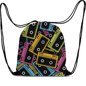 right Vintage Cassette 5 L Backpack Multicolor - Price in India ...