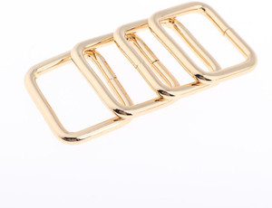 Lyla 20 Pieces Metal Square Buckle Connector for DIY Bag Craft Gold 25 ...