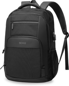 BENGE Unisex 15.6 inch Laptop Backpack With Smart USB Port For Office ...