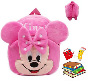7Eleven Enterprise Kids School Bag 10 L Soft Plush Minnie Cartoon ...