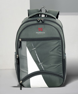 markway School /College Office Casual Waterproof 35 L Backpack GREY ...